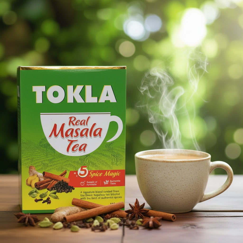 Tokla Real Masala Tea 500g | Authentic Nepali Spiced Blend – Mall ko
